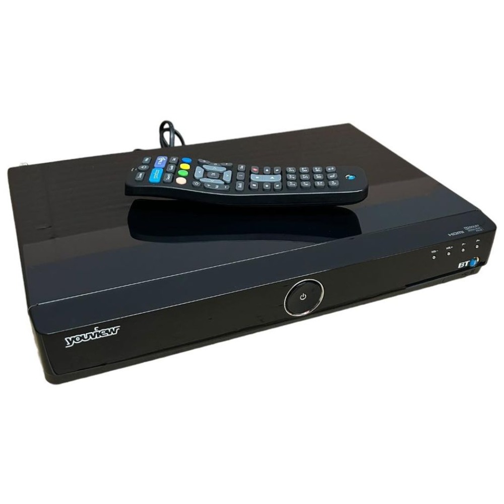 Pre-owned BT Humax Youview DTR-T1000 Freeview HD Recorder Box 500GB w ...